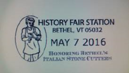 Bethel VT. Historical Society creates a Pictorial Postmark