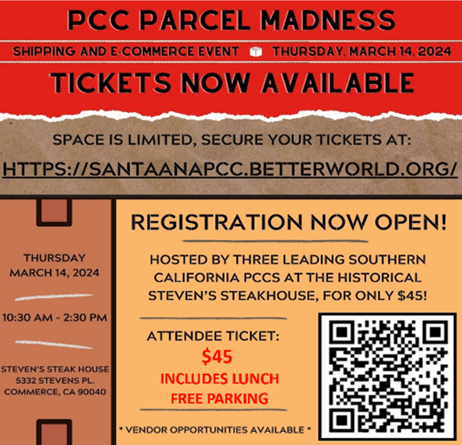 Save the Date: USPS PCC “Parcel Madness” Shipping & E-Commerce Event ...